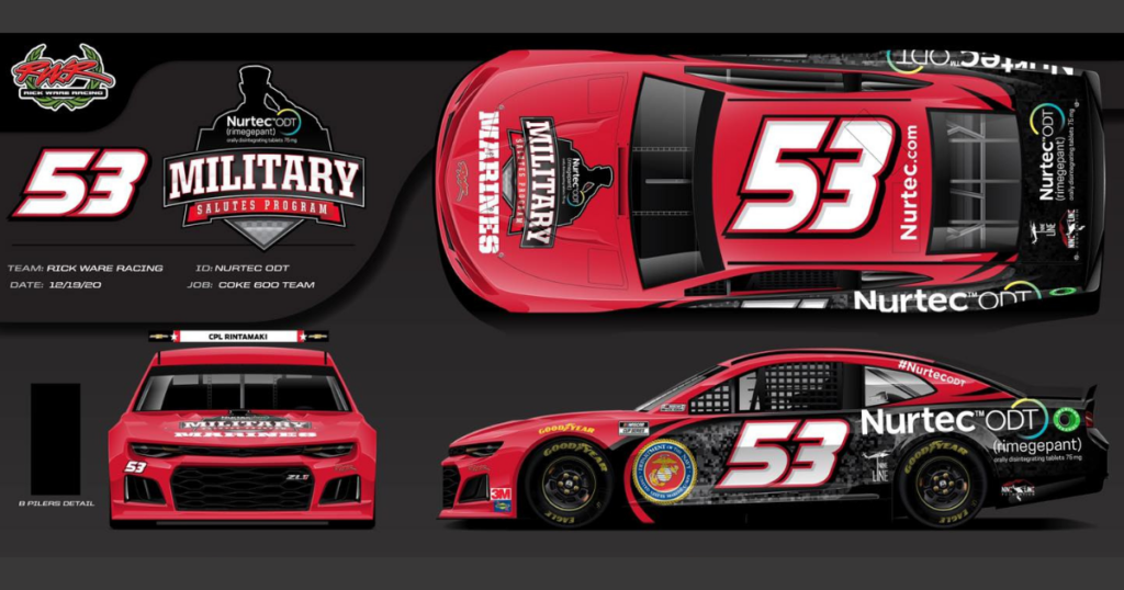 Rick Ware Racing, Biohaven’s Nurtec ODT and Nine Line Apparel Honor ...