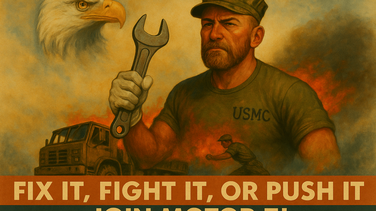 Sergeant Major Declares War on Motor Pool Dust, Orders Formation of ...