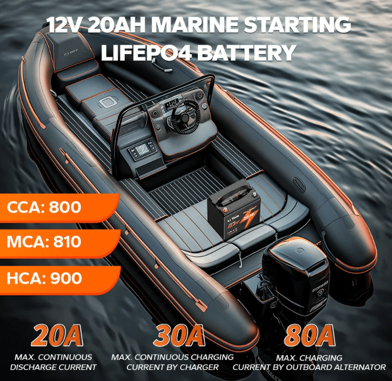 Ultimate Lithium Marine Cranking Batteries: Power Your Boat Better ...